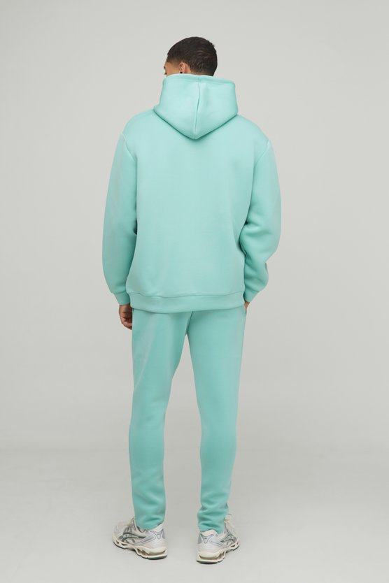 Oversized Bonded Scuba Hooded Tracksuit – LondonShop Maroc