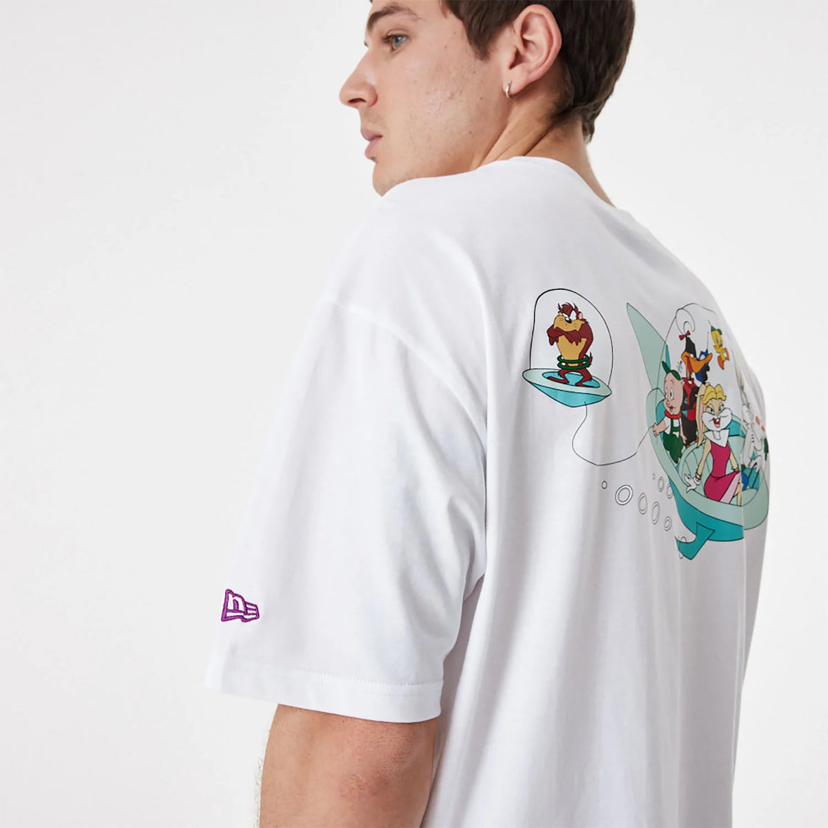 Looney Tunes x Retro Classics The Jetsons White Oversized T-Shirt ...