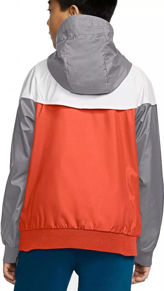 Nike Windrunner Jacket Boy - Turf Orange/White/Wolf Grey – LondonShop Maroc